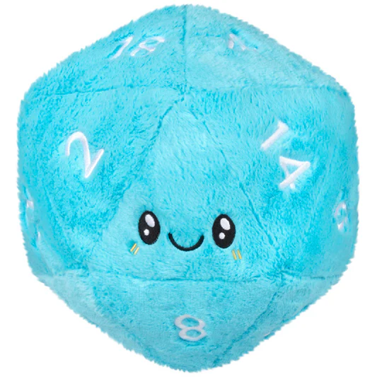 Squishable: D20 Dice - Blue – Level One Game Shop