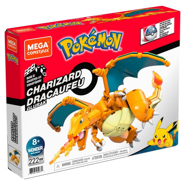Mega Construx: Pokemon - Charizard Construction Set – Level One Game Shop