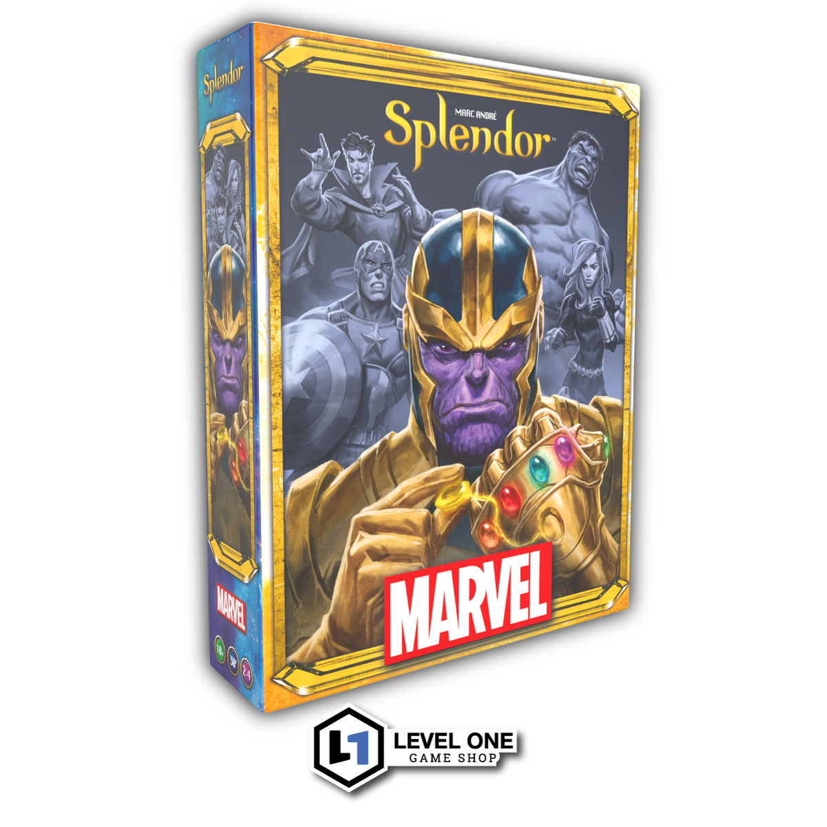 Splendor Marvel: Spotlight Series – Level One Game Shop