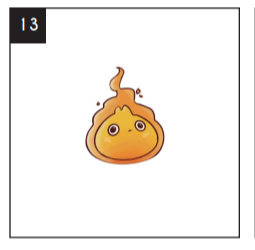 The Laughing Crow: Sticker - Baby Calcifer (Howl's Moving Castle ...