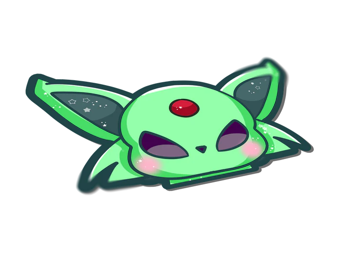 Naytendo: Pokemon Shiny Espeon Eeveelution Peeker Sticker – Level One ...
