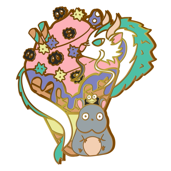 Naytendo: Studio Ghibli Spirited Away Ice Cream Enamel Pin – Level One ...