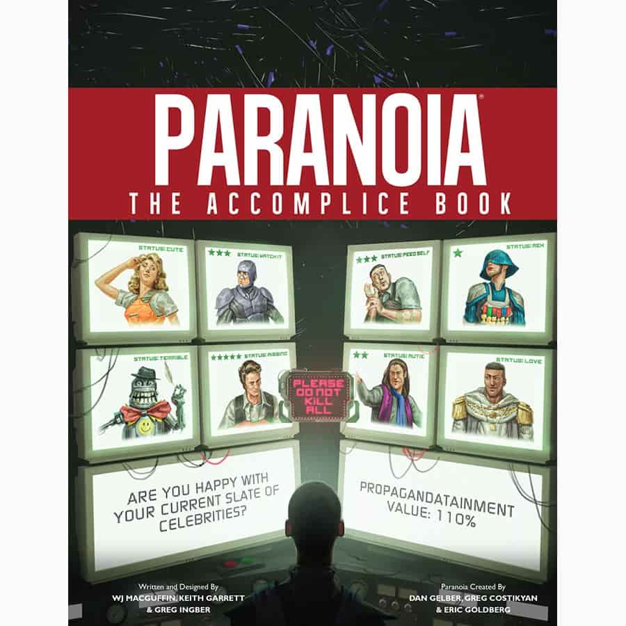 Paranoia RPG: The Accomplice Book – Level One Game Shop