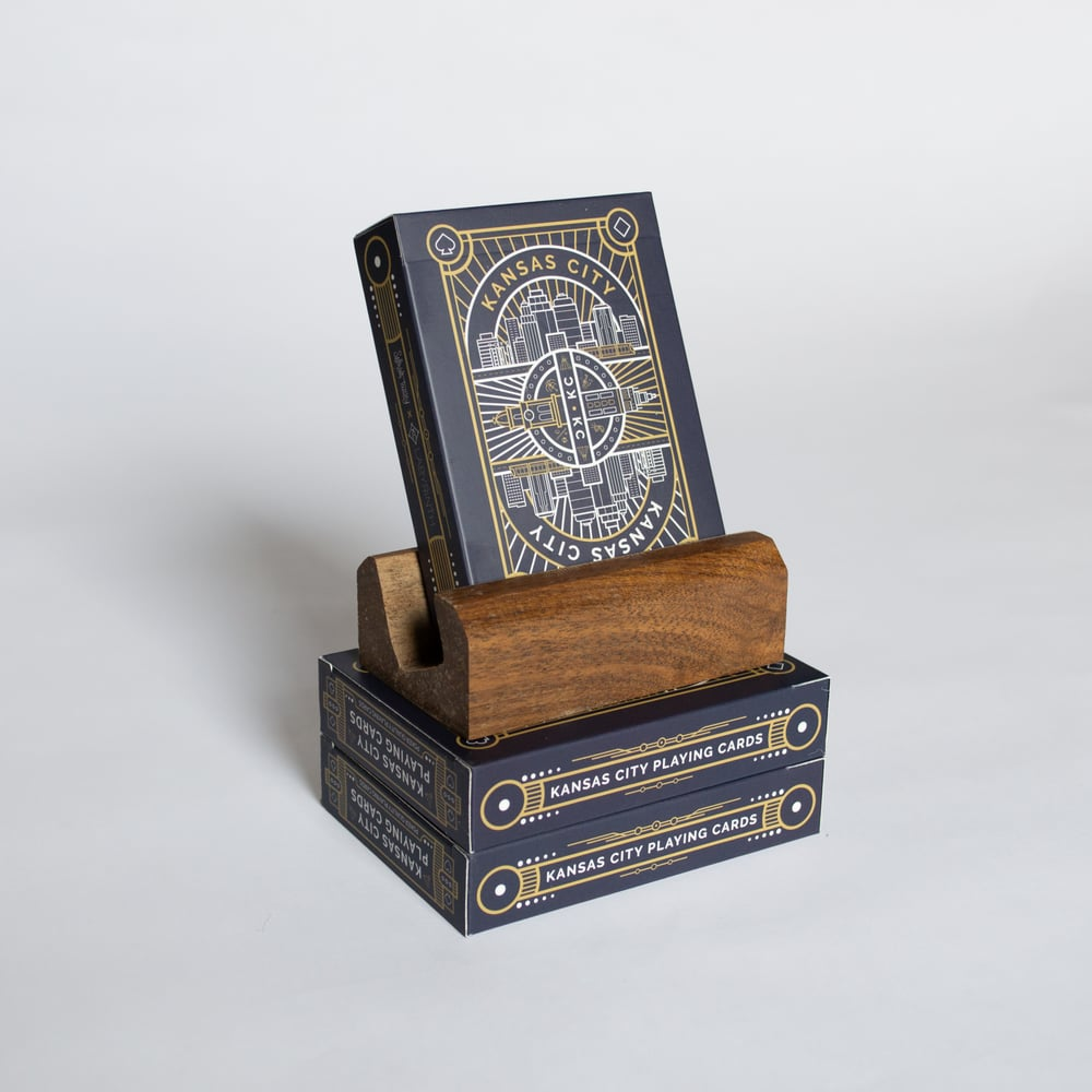 KC Labyrinth: Kansas City Playing Cards - Landmarks - Art Deco - Blue ...
