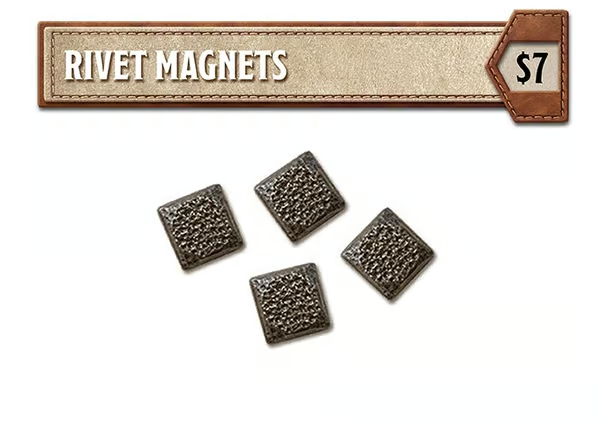 Forged Gaming: Ultimate Game Master Screen - Rivet Magnet 4 Pack ...