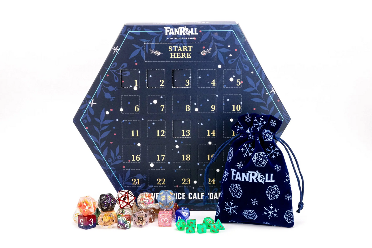 Metallic Dice Games: Advent Dice Calendar – Level One Game Shop