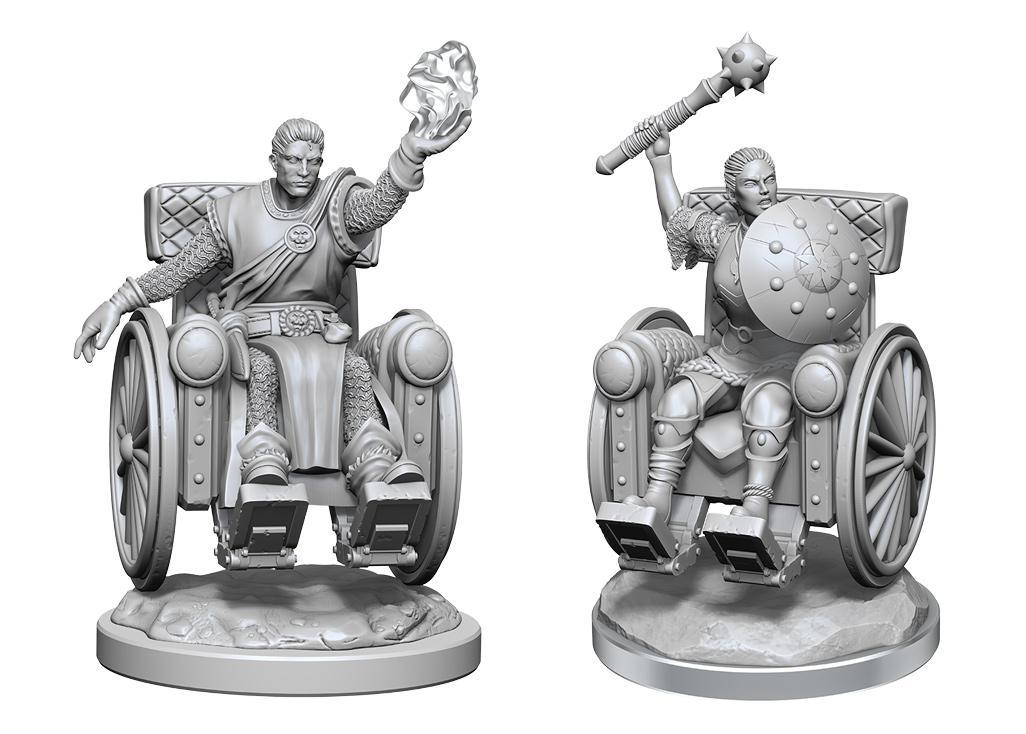 D&D Nolzur's Marvelous Miniatures: Human Clerics in Combat Wheelchair ...
